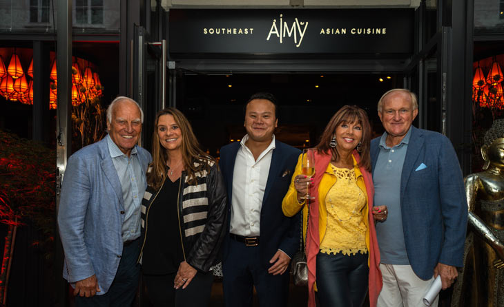 Münchens Prominenz feierte die neue Thai-Oase ‚Aimy‘ - Southeast Asian Cuisine in der Briennerstraße